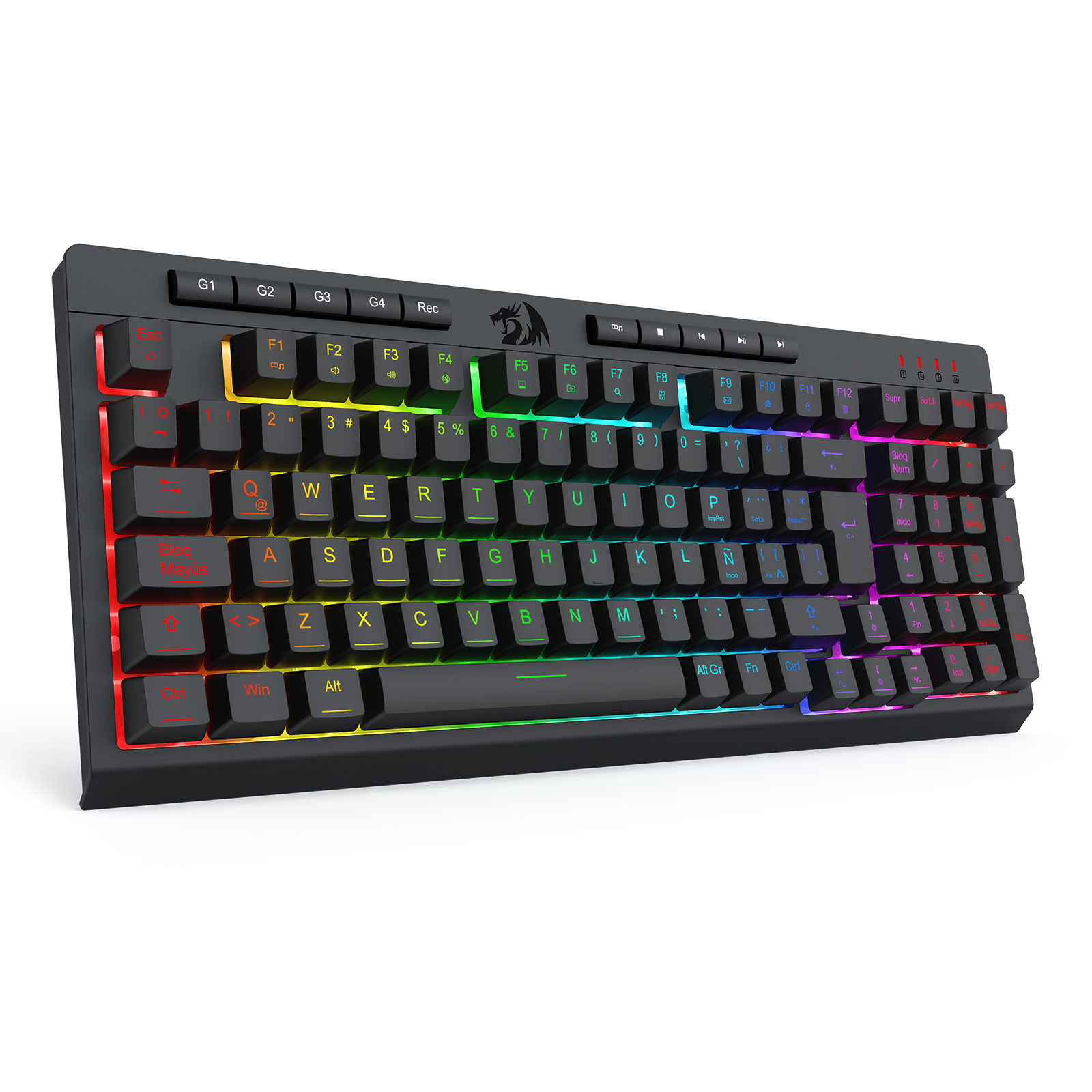 Kit Teclado y Mouse Gamer Redragon S147 Combo 4 en 1 - Dust2