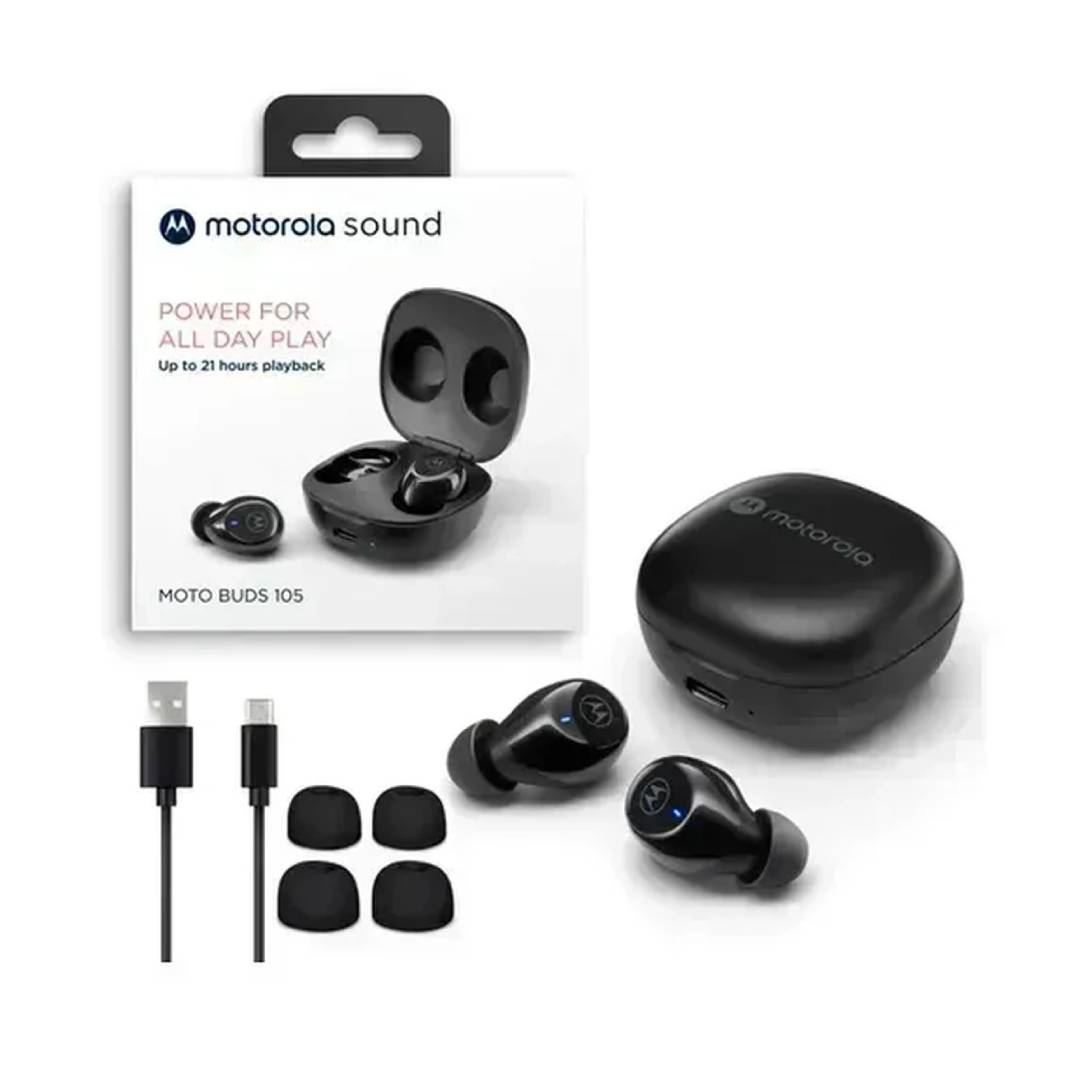Audifonos In-Ear Motorola Motobuds 105 True Wireless Negro - Dust2